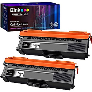 E-Z Ink (TM) Compatible Toner Cartridge Replacement for Brother TN336 TN331 TN-336 TN-331 Compatible with HL-L8350CDW MFC-L8850CDW MFC-L8600CDW HL-L8350CDWT HL-L8250CDN (Black, 2 Pack)