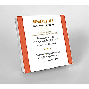2022 Great Quotes From Great Leaders Boxed Calendar: 365 Inspirational Quotes From Leaders Who Shaped the World (Daily Calendar, Desk Gift for Him, Office Gift for Her)