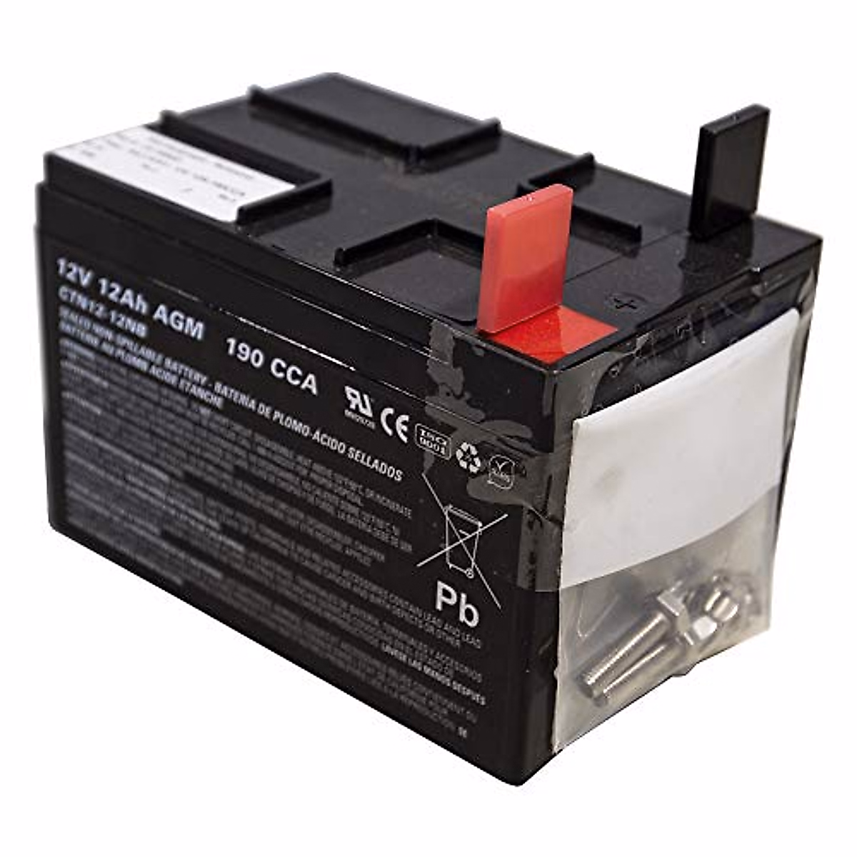 Ariens Gravely 04738800 12V 12A 190CCA Battery OEM Apex Ikon Zoom Pro-Turn Edge Snow Blowers