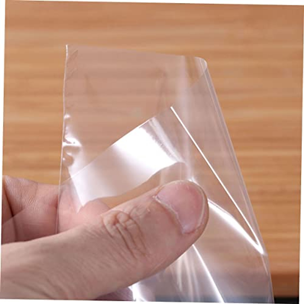 STOBOK 400 Pcs Plastic Film Plastic Packaging Bags Clear Wrapping Paper Gift Candles Clear Wrapping Bags Heat Packaging Wrappers Shrink Wrap Heat Sealer Pof Laminating Film Shrink Bag