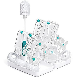 Termichy Travel Baby Bottle Drying Rack with Bottle Brush, Compact Size with Large Capacity for Working Mom, Visit Families, Friends or Camping with Baby