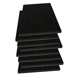 Zerodeko 24 Pcs Jewelry Box Necklace Organizer Holder Jewelry Insert Tray Diy Slots Jewelry Tray Earring Selling Organizer Ear Ring Holder Jewelry Drawer Insert Storage Rack Sponge Earrings