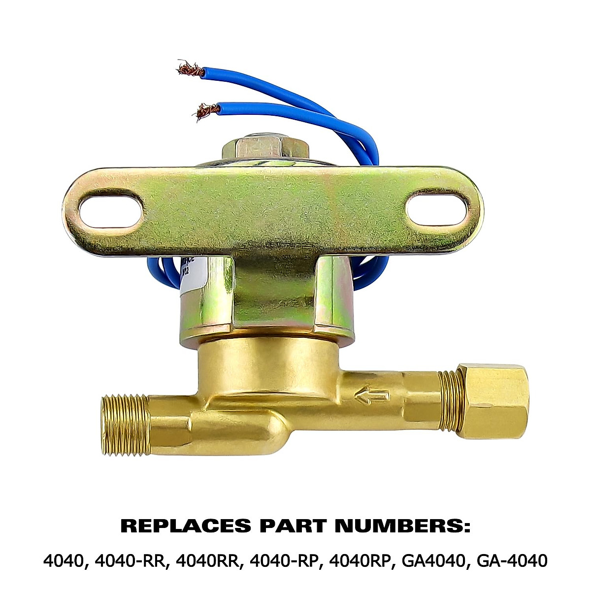 Funmit Humidifier Water Solenoid Valve 4040 Replacement for A.prilaire 220 224 400 500 600 700 Compared to Part # B2015-S85, B2017-S85 | 24 Volts | 2.3 Watts | 60 HZ | Blue