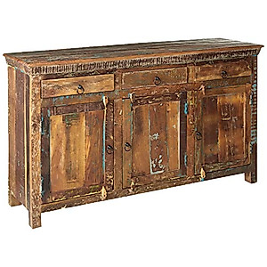 Coaster Furniture 3-Door Accent Cabinet Reclaimed Wood 950367