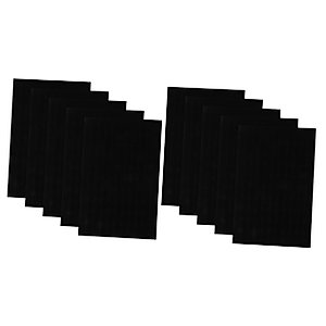 EXCEART 6 pcs Pad Tray Earrings Black Necklace Earring Selling Organizer Holder Storage Rings Sponge Ring Insert Mats Foam Showcase Pads Slots Jewelry Trays for Holders Display with