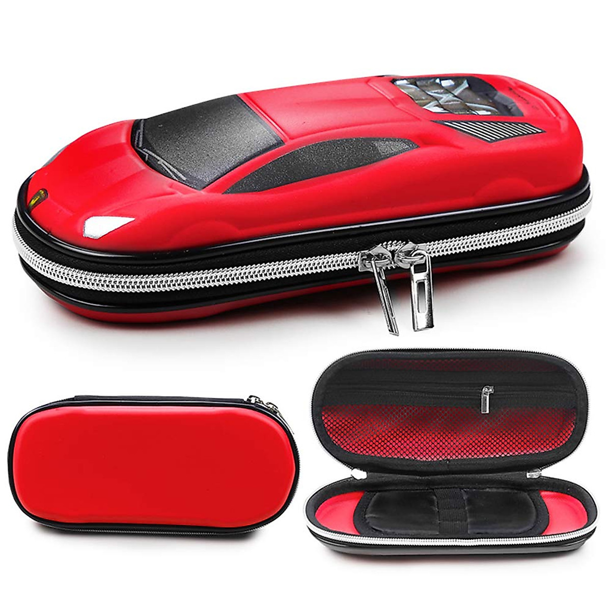 Supercar Pencil Case EVA Car Pen Pouch Stationery Box Anti-Shock for School Students Teens…