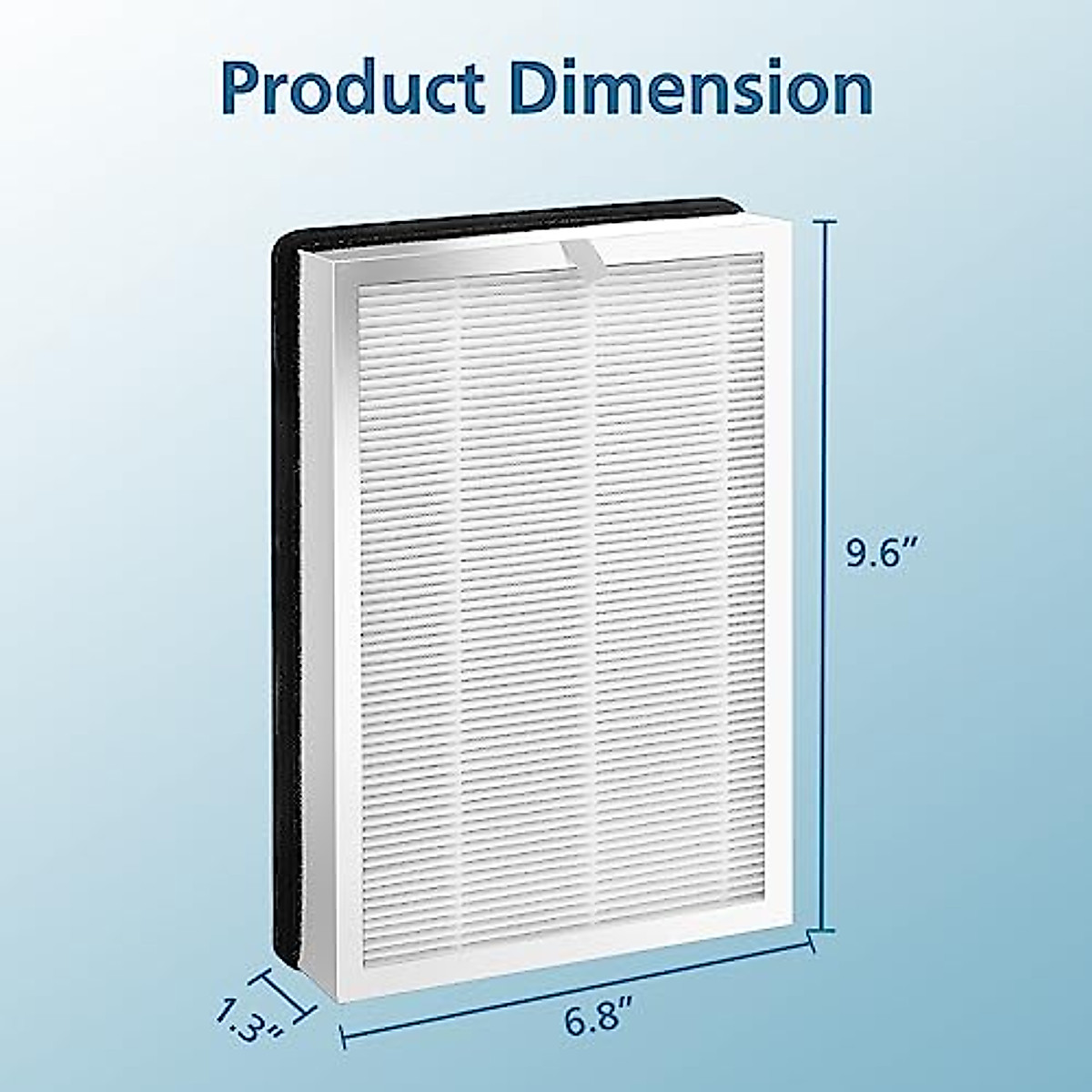 4 PACK MA-25 Replacement Filters Compatible with Medify MA-25 Air Purifier, 3-in-1 Pre-Filters, H13 True HEPA and Activated Carbon Filter for Wildfire Smoke, Pet Dander, Dust, Odors, Pollen