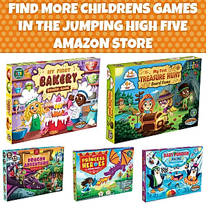Jumping High Five Little Astronauts Board Game! Space Adventure Game for Kids Ages 4 and Up, Learn Through Play, Fly Around The Solar System in A Rocket Ship, Perfect for Family Game Night