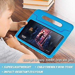 ProCase Kids Case for Lenovo Tab M8 4th Gen 2023/3rd Gen 2022/HD LTE 2021/Tab M8 HD//Smart Tab M8/Tab M8 FHD 2019, Lightweight Shockproof Kids Friendly Case for Lenovo Tab M8 Tablet 8" -Blue