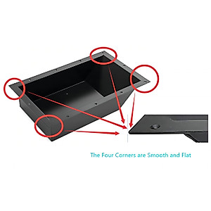 XRRX Recessed Boat Trolling Motor Pan, Trolling Motor Foot Pan, Applicable To Most Size- matched Trolling Motor Foot Pedal Pan, Replaces Minn Kota 100RTMP