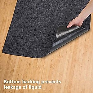 Under The Sink Mat,Cabinet Mat – Absorbent/Waterproof – Protects Cabinets, Premium Shelf Liner, Contains Liquids,Washable(24in x 36in) (24"×36")