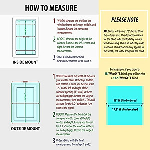 Vinyl Mini Blinds 1-inch Cordless Room Darkening Blind for Windows - Starting at $9.97 - (Over 1,400 Add'l Custom Sizes) Vinyl Blinds, Mini Blinds, Window Blinds Cordless, White - 26" W x 60" H