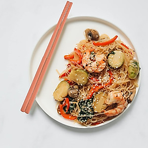 Travel Utensils with Case, Reusable Utensils Set with Case, Lunch Box Utensils Set Portable Utensils Set for Lunch Box School Picnic Travel Camping or Daily Use (4 Colors)