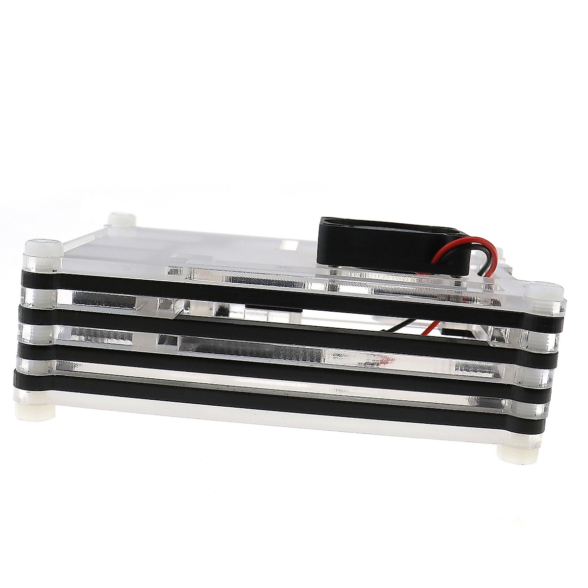 SING F LTD 4 in 1 Professional Case Compatible with Raspberry Pi 3 Model b Pi 2 b Pi b Acrylic Desktop Starter Kit