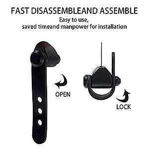 CALIDAKA VR Cable Management 3Packs Retractable Ceiling Pulley System Compatible with Oculu-s Rift S/Ps Vr/Viv E for Oculu-s Ques-t 2 VR Accessories with 360° Rotations Noise-Free