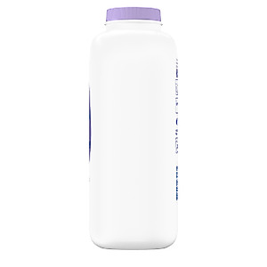 Johnson's Lavender Baby Powder with Naturally Derived Cornstarch, Gently Soothes Delicate Skin, Hypoallergenic, and Free of Parabens, Phthalates, and Dyes, Lavender Scent, 15 oz