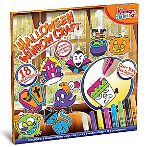 JOYIN Halloween 18 PCS Window Sun Catchers DIY Paint Art and Craft Kit, Art Project Set