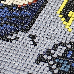 Camelot Dots DC Comics Collection of Diamond Facet Painting Art Kits, 8.7" x 8.7", Young DC Batman