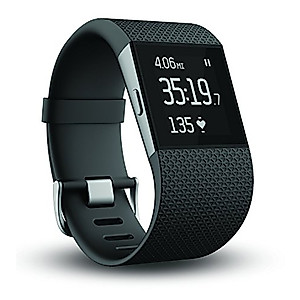 Fitbit Surge Fitness Superwatch, Black, Small (US Version) (Renewed)