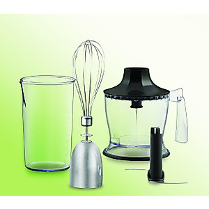 Juiceman HB0001S Juiceman Stainless Steel Hand Blender and Accessories