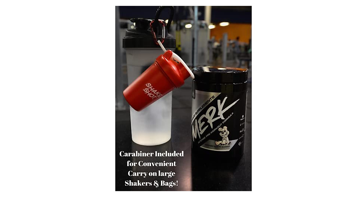 Shake Shot - Purple - 4oz (120ml) Mini Shaker Bottle for Pre Workout ...