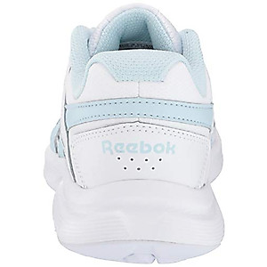 Reebok Women's Walk Ultra 7 DMX Max Shoe, White/Glass Blue/Collegiate Royal, 9