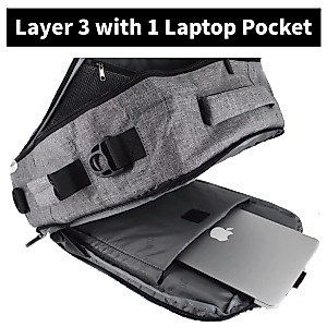 TLZC 30L Flight Approved Weekender Carry-On Laptop Travel Backpack, 18 Inch Business Cube Handbag with Shoulder Strap and Funcitional Pockets Luggage Bag Suitcase Backpack