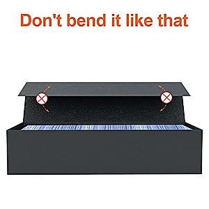 SFSOC 1 Pack Trading Card Storage Box Baseball Card Storage Box for Sports Card Storage Holds 900 Cards or 200 Toploaders, Fits Football, Basketball, Hockey, Gaming & Trading Cards (14*4.5*3)in