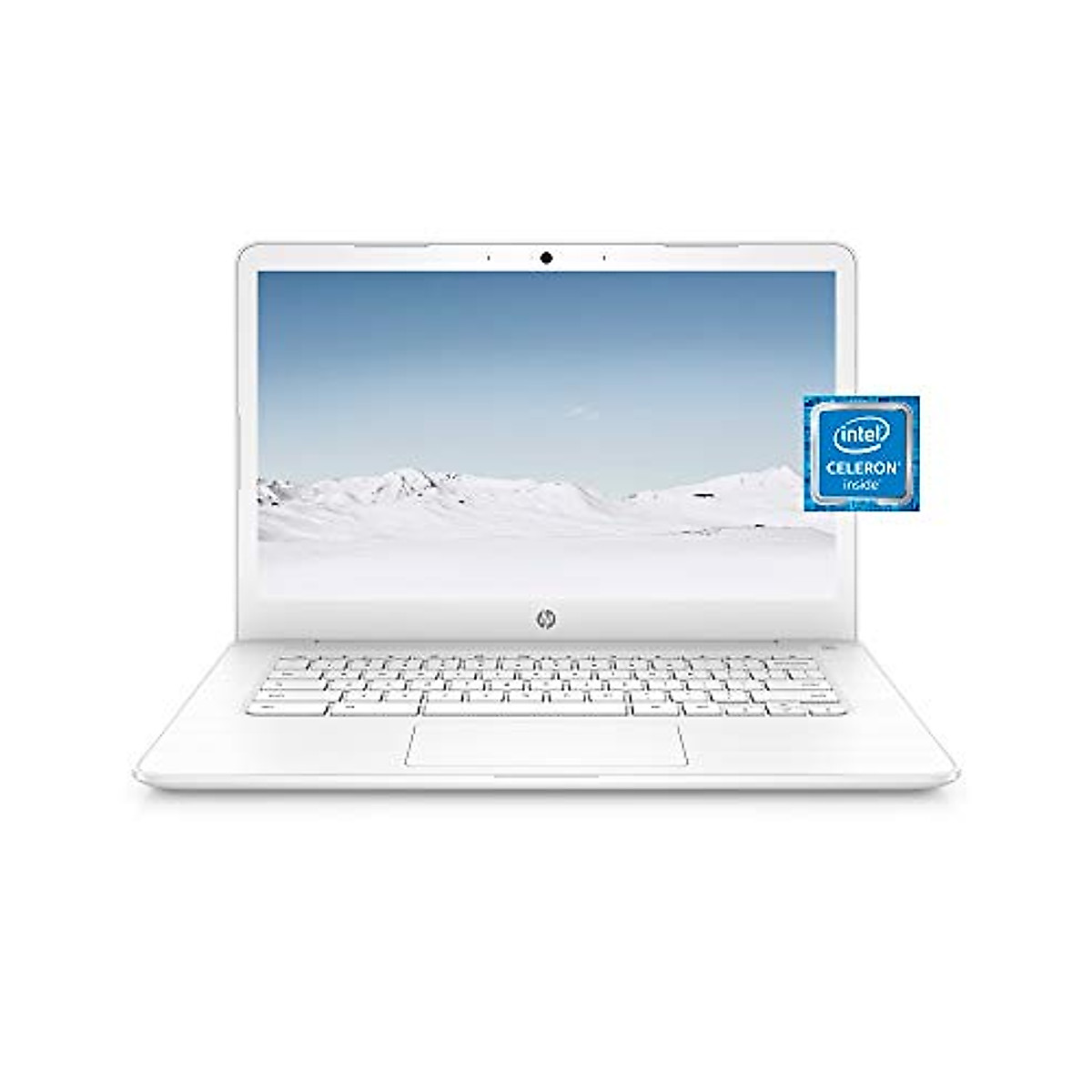 HP Chromebook 14 Laptop, Dual-core Intel Celeron Processor N3350, 4 GB RAM, 32 GB eMMC Storage, 14-inch FHD IPS Display, Google Chrome OS, Dual Speakers and Audio by B&O (14-ca051nr, 2020)
