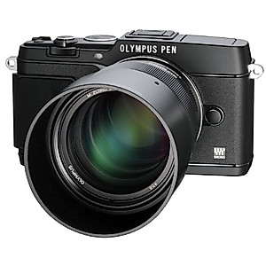 Olympus LH-61F Metal Lens Hood for M.ZUIKO Digital 75mm 1:1.8 Lens - Black