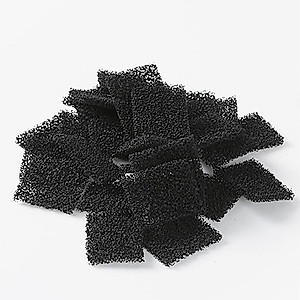 Happyyami 60pcs Water Pump Filter Cotton Aero Garden Replacement Filter Sponge Foam for Fish Tank Filters Aerogatden Small Water Dispenser Filter Sponge Tool Filter Pad Water Filter