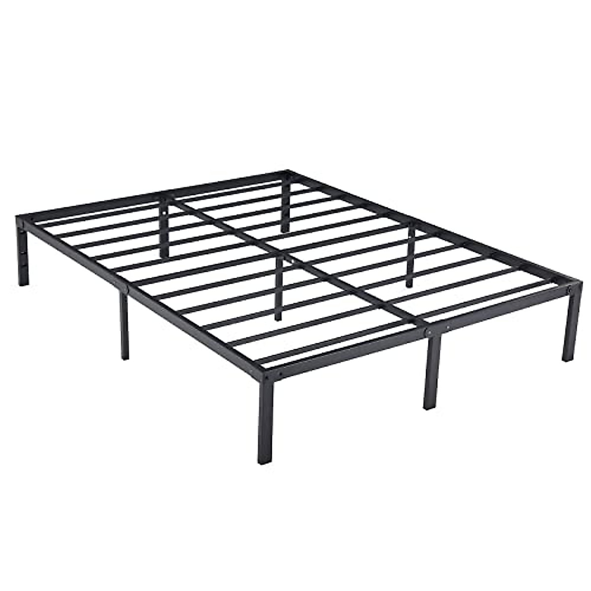 zizin King Bed Frame with Storage Heavy Duty Platform Frames/14 Inch Sturdy Metal Beds 3500LBS/Noise Free/No Need Box Spring (King)
