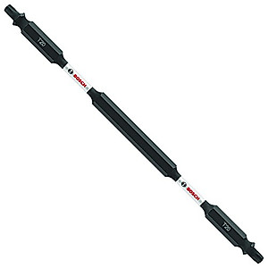 BOSCH ITDET206B 10-Pack 6 In. Torx #20 Impact Tough Double-Ended Screwdriving Bits