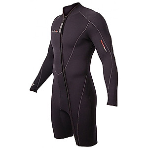 Henderson Man Thermoprene Long Sleeve Shorty/Jacket (Front Zip) 7mm Scuba Wetsuit-XXLarge
