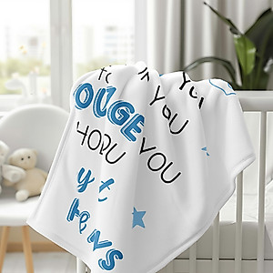 Mosslink Baptism Gifts for Girl Boys, Baptismal Gifts for Girls Boys, Christening Gifts for Girls Boys, Godchild Baptism Gift Ideas, Christian Gifts for Girls Boys Throw Blanket 50"x40"