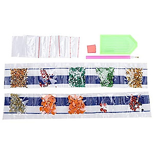 GLOGLOW Painting Box, DIY Painting Jewelry Box Embroidery 5D Special‑Shaped Creative Earring Storage Container Jewelry Box Storage Organizer