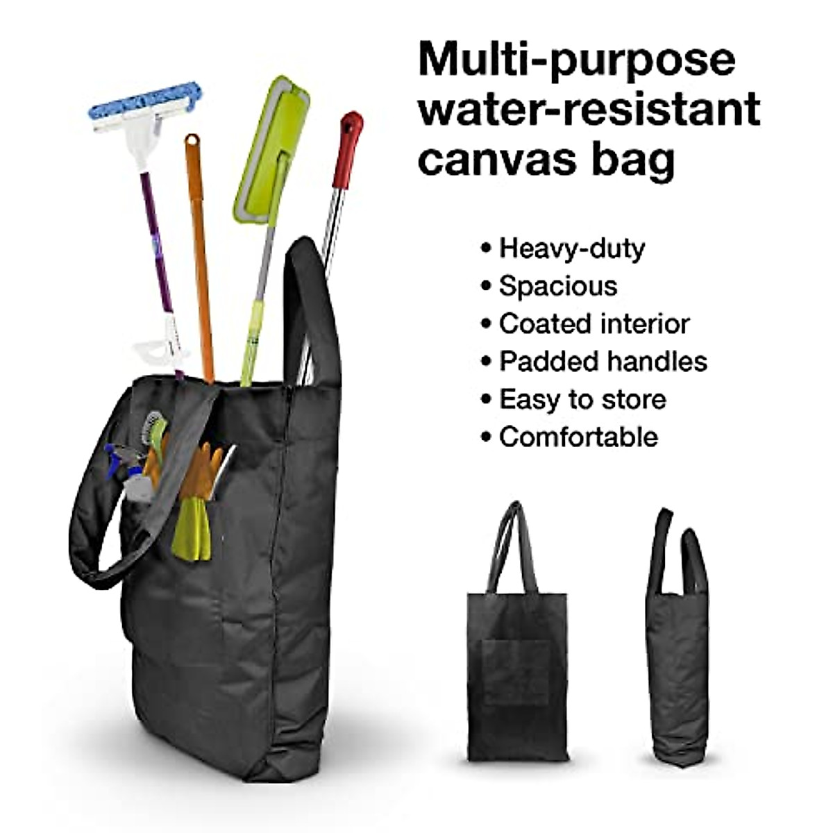 Over-the-Shoulder Multipurpose Extra Large Waterproof Laundry Storage Utility Bag, Caddy, Hamper