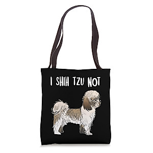 I Shih Tzu Not Dog Puppy Mom Dad Women Toy Purse Shitzu Cute Tote Bag