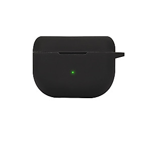 DAYJOY 2 PACK Soft Silicone Protective Case Cover Compatible with Jabra Elite 10/Elite 8 active, Protective Skin Sleeve with Key Chain (black+blue)