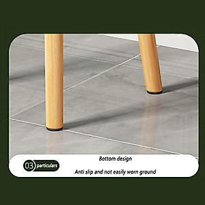 IOEDHW 27”Round Plant Stand, Classic Wood Flower Stand Stool, Plant Stand Flower Pot Holder, Wooden Stool For Indoor Plants, Garden Patio Rack Display Shelf Holds For Succulents, Cacti, Herbs