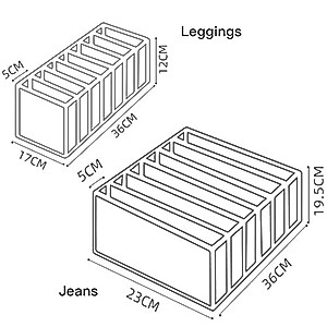 Ace Product Management Group 2Pcs Wardrobe Clothes Organizer Closet Organizers and Storage Baskets, PS Grey