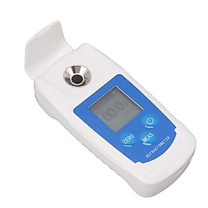 Portable Brix Reader Tester, 0‑55% Digital Brix Refractometer High Accuracy Brix Tester Meter for Fruit Juice Beverage Drinks Sugar Content Measuring