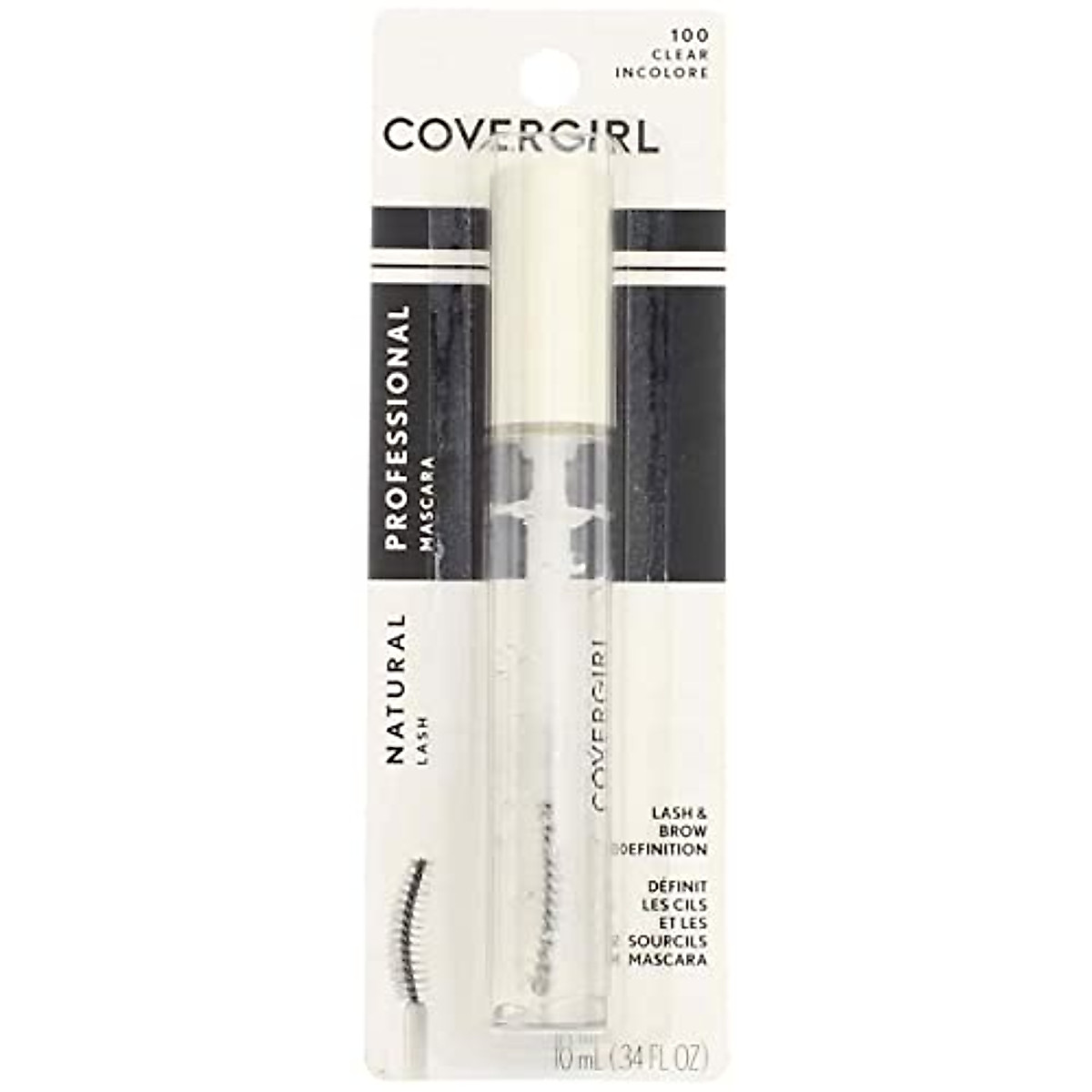 CoverGirl Professional Natural Lash Mascara, Clear [100] 0.34 oz
