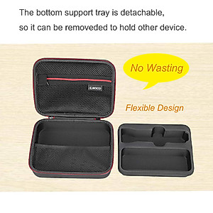 RLSOCO Hard Case for Wahl USA Stainless Steel Lithium Ion 2.0+ Beard Trimmer/2.0+ Slate Beard Trimmer/Cordless Beard Trimmer for Men, Storage Case for Wahl Model 9864SS/9864/9818A (Case Only)