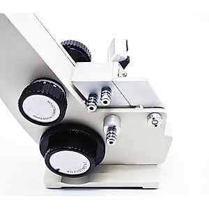 HFBTE Portable ABBE Refractometer Brix Refractometer Monochromatic Refractometer with Refractive Index nD 1.3000-1.7000 for Sugar Solution,Beverage,Oil,Food,Pharmaceutical,Paint,Petroleum,Etc