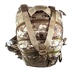 Nexpak 18" 1200cu. in. Tactical Sling Shoulder Hiking Backpack TL318 DMTAN Digital Camouflage