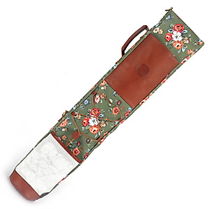 Tourbn Tourbon Outdoor Flower Golf Club Bag Sunday Bags Canvas Driving Range Storage 32inch Green