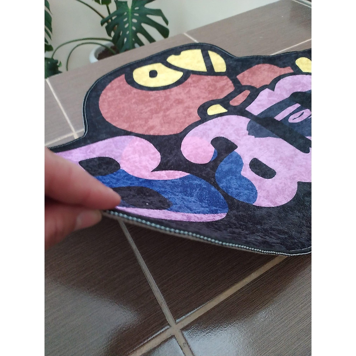 New Decor Rug,Purple Colourful Writing, 35in W* 23in L (60 * 90cm) 2X3ft,Decor Modern Rug, Hypebeast Rug, Kids Room Rug,Decor Modern Rug, Hypebeast Rug, Kids Room Rug,Floor mat