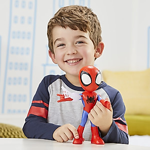Spidey and His Amazing Friends Supersized Spidey 9-inch Action Figure, Preschool Super Hero Toy for Kids Ages 3 and Up
