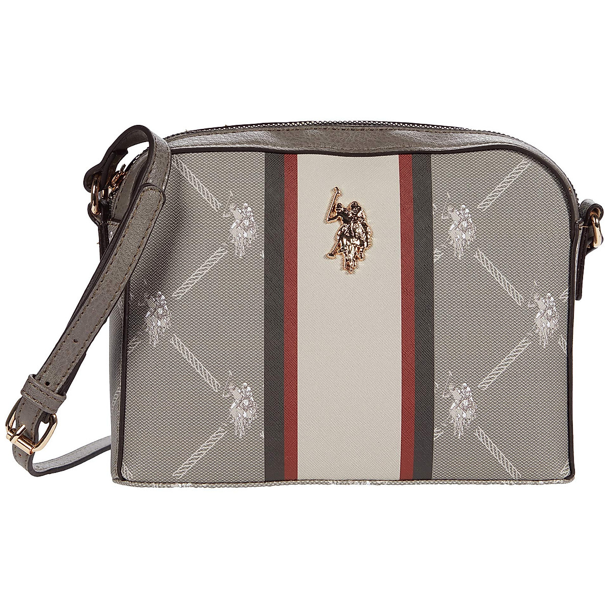 U.S. Polo Assn. Signature Crossbody Taupe One Size